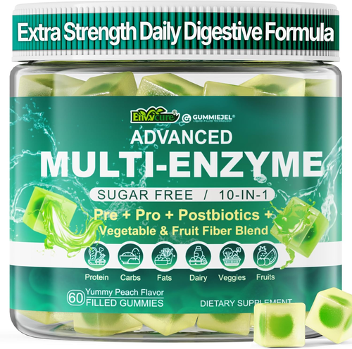 Digestive Enzymes Gummies for Women & Men, Multi-Enzymes with 90Billion ...