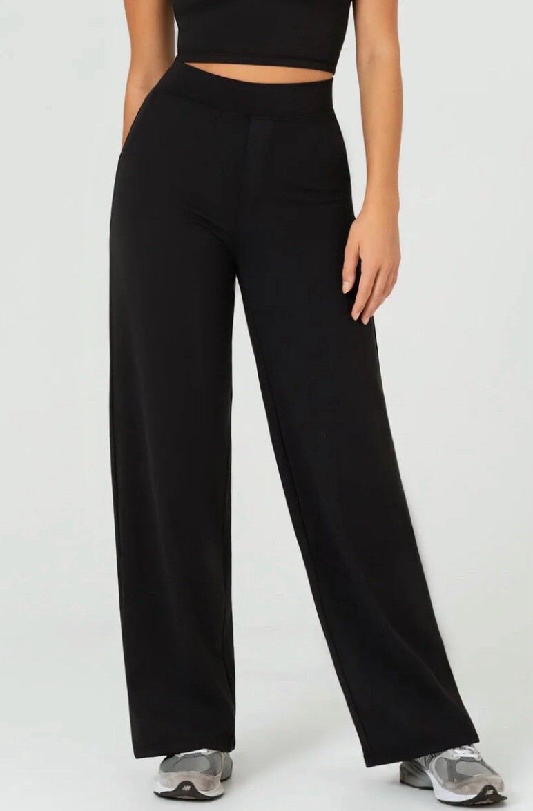 Ninepine Asana Relaxed Straight Pant Black Size XL/Re… - Gem