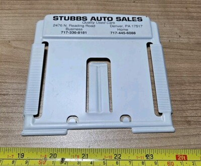 Vintage Stubbs Auto Sales Denver PA Cars Advertising Metal Desk ...