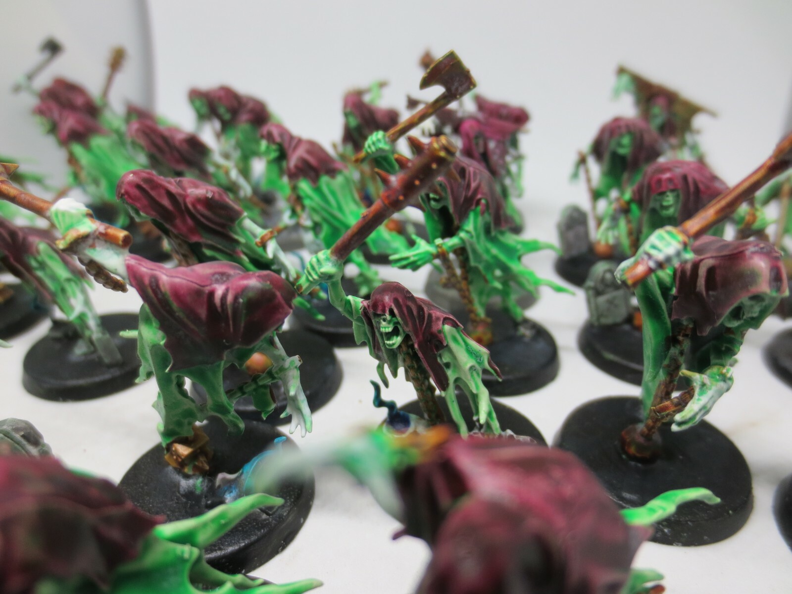 Warhammer Nighthaunts Chainrasp Hordes x40 Undead Painted AOS G229 | eBay