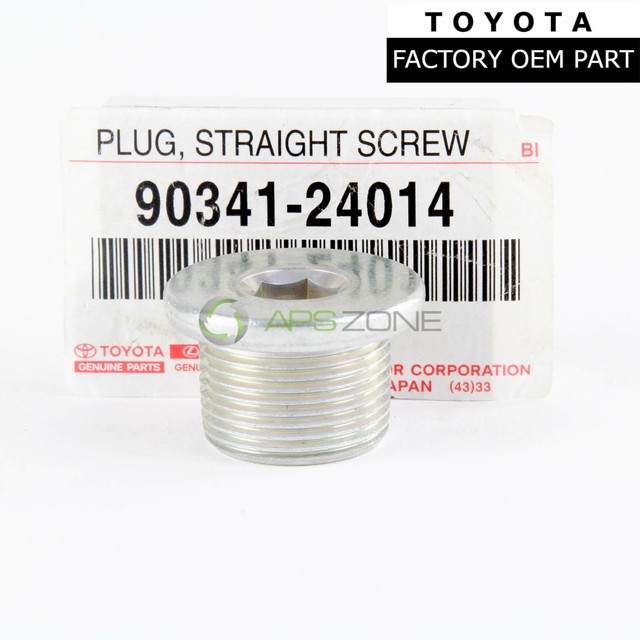Genuine Toyota Straight Screw Plug 9034124014 / 90341-24014 OEM for ...