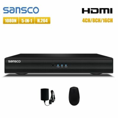 Sansco 5MP Smart CCTV DVR Recorder Box 4/8/16 Channel CH 5MP HD System ...