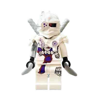 MOC Lego Minifig Figurine: Ninjago White Nindroid Fast Shipping Perfect ...