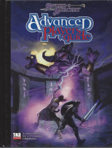 Advanced Players Guide HC Dungeons & Dragons RPG D20 D&D NM Sword ...