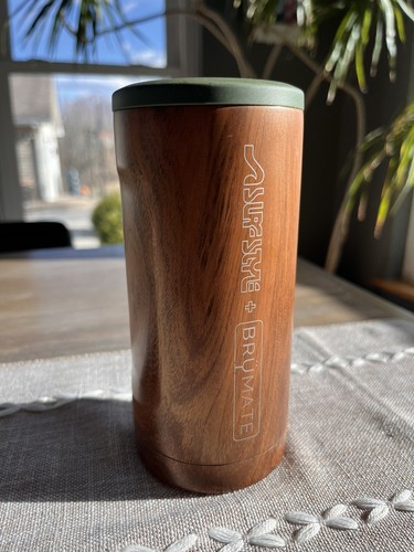 Brumate Surf Style Slim Can Coozie Wood grain Look | eBay
