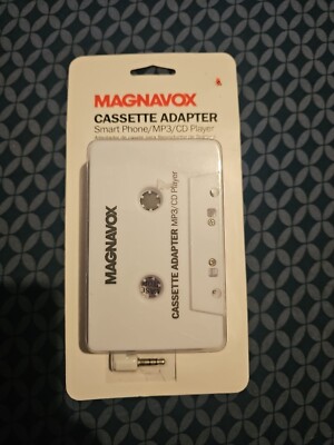 Magnavox Cassette Adapter - Smart Phone/MP3/CD Player to 3.5mm Adapter ...