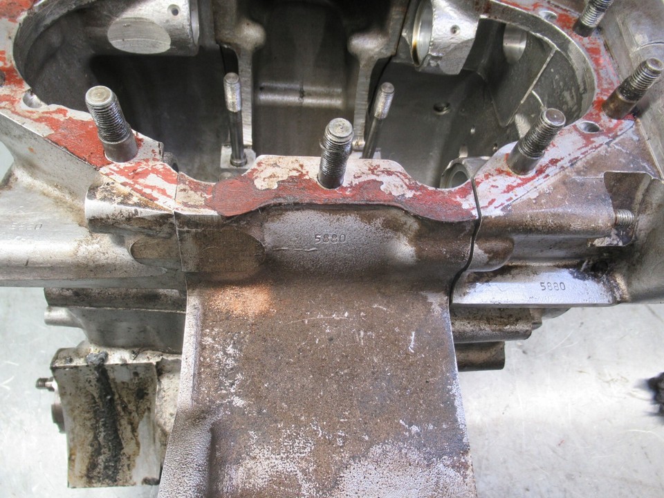 Triumph Trident T150V T150 Triple 1974 Frame & Engine Motor Block ...