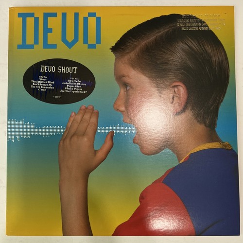 Devo - Shout Lp Warner Bros Promo NM w/ Hype | eBay