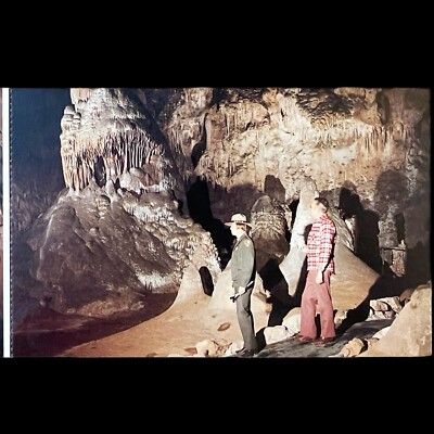 Vintage Unposted Postcard Caveman Carlsbad Caverns National Park New ...