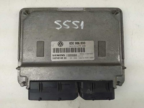 03E906033 CALCULATEUR MOTEUR ECU / 5WP4014803 / 2937083 POUR VOLKSWAGEN ...