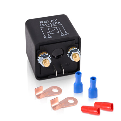 12V DC 200A Car Relay Heavy Duty Split Charge High Current 4Pin Starter ...
