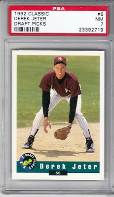 1992 Classic Original Derek Jeter 1992 Draft Picks New York Yankees #6 ...