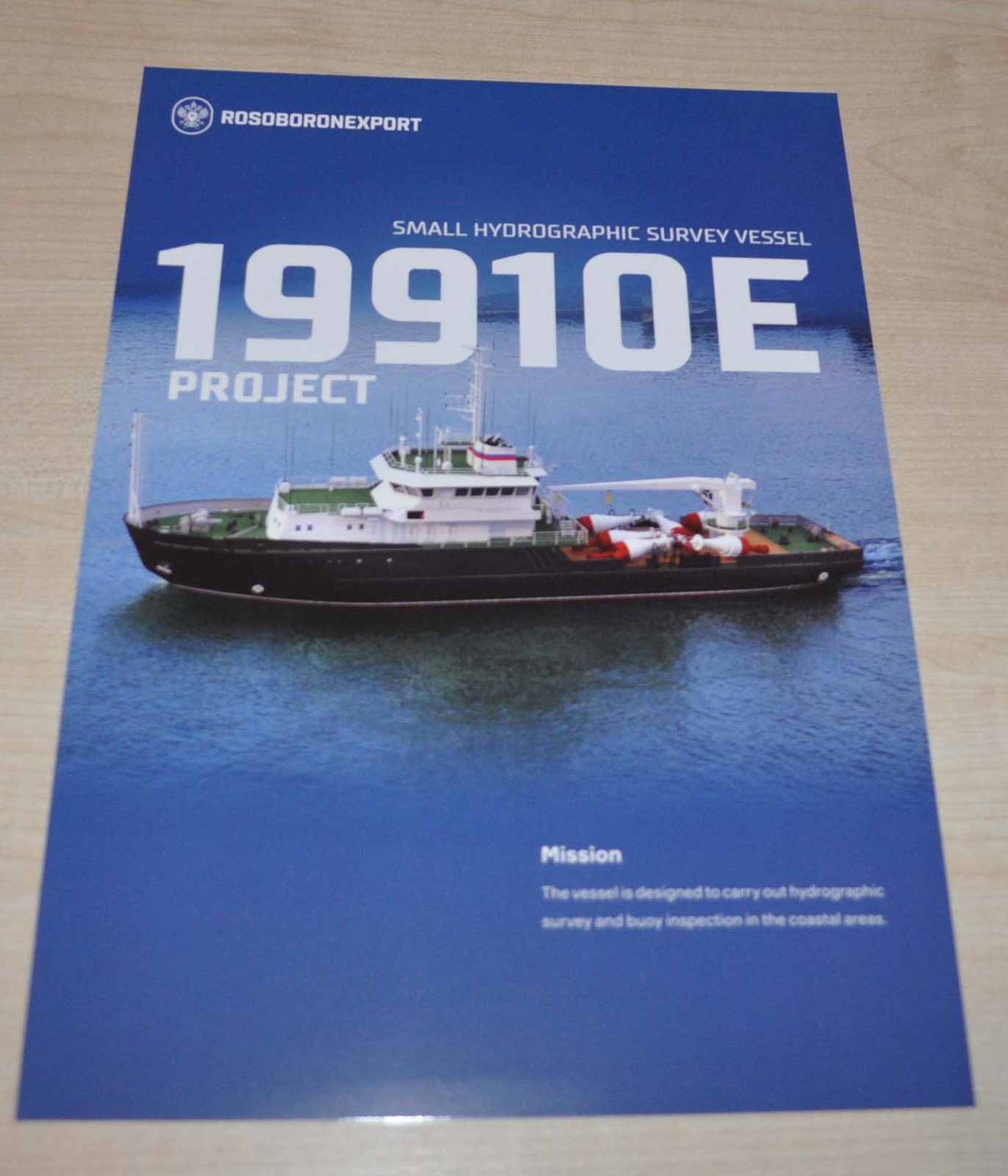 Small Hydrographic Survey Vessel 19910E Navy Russian Brochure ...