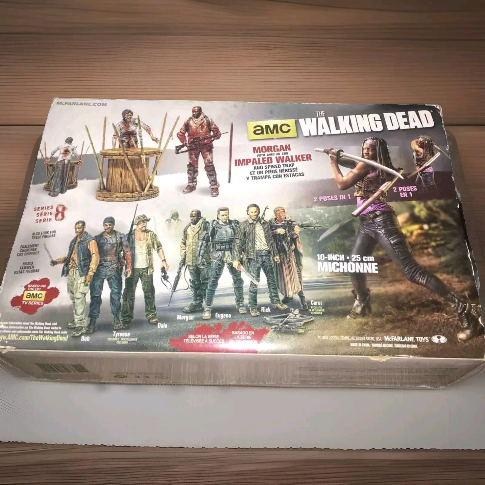 MORGAN & IMPALED WALKER Deluxe Box McFarlane Toys Walking Dead AMC TV 5 ...