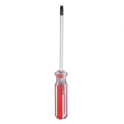 Magnetic Torx Screwdriver 5x100mm Rod T27 Star Head Screw Driver, Red ...