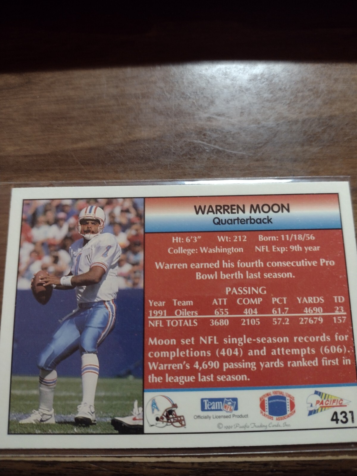 Howie Long, Warren Moon & Ronnie Lott Pacific #472,431&468 NEW | eBay