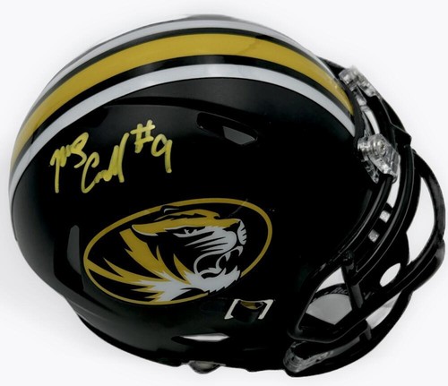 MARCUS CARROLL SIGNED MISSOURI TIGERS MINI HELMET MIZZOU SEC AUTOGRAPH ...