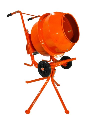 FoxHunter 375W 140L Drum Portable Electric Concrete Cement Mixer Mortar ...