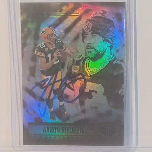 2021 Panini Illusions Aaron Rodgers Football Autographed signed Card ...