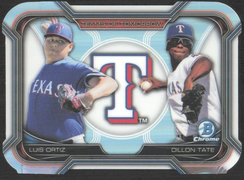 2015 Bowman Draft - Teams of Tomorrow Die-Cuts Luis Ortiz, Dillon Tate ...
