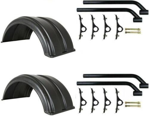 Buyers Fits 18" - 19.5" WHEELS POLY PLASTIC TRUCK FENDERS & MOUNTING ...