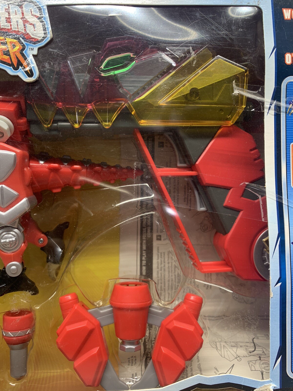 Power Rangers Dino Thunder Dino Red Zord Controller Fossil Finder ...