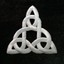 Celtic Knot Stencil Lace Applique Embroidered Iron On Patches Trinity ...