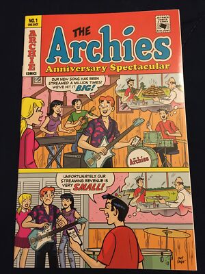 ARCHIES ANNIVERSARY SPECTACULAR #1 TALBOT JETPACK VARIANT ARCHIE COMICS ...