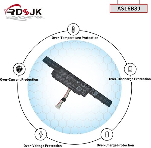 5600mah New Replacement AS16B5J AS16B8J battery For Acer Acpire E15 E5 ...