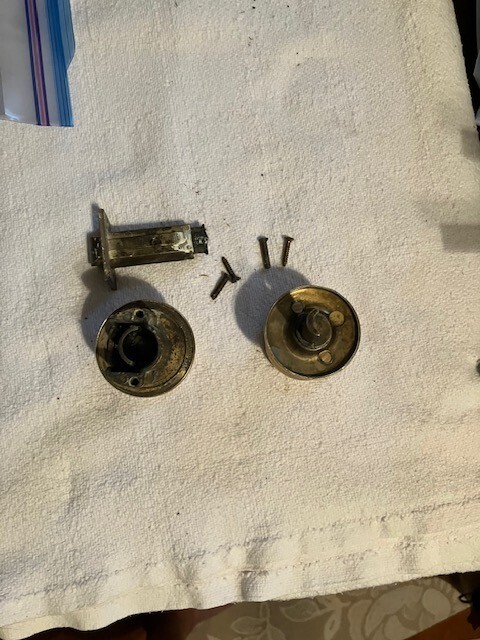 unique antique vtg brass door knobs | eBay