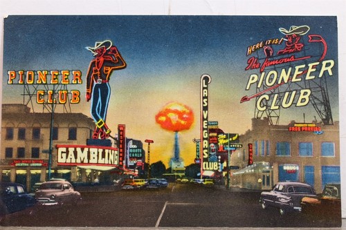 Nevada NV Las Vegas Pioneer Club Howdy Podner Postcard Old Vintage Card ...