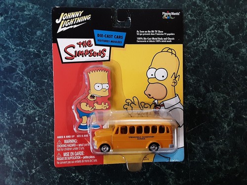 Johnny Lightning The Simpsons Springfield Elementary School Bus | eBay