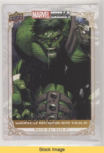 2019 Upper Deck Marvel Weekly World Breaker Hulk #20 READ 09q5 | eBay