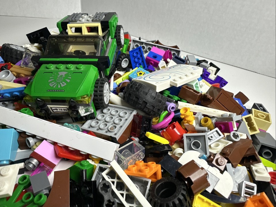 Lego Bulk Mixed Building Bricks Blocks Parts Pieces LOT of LEGOS 1LBS ...
