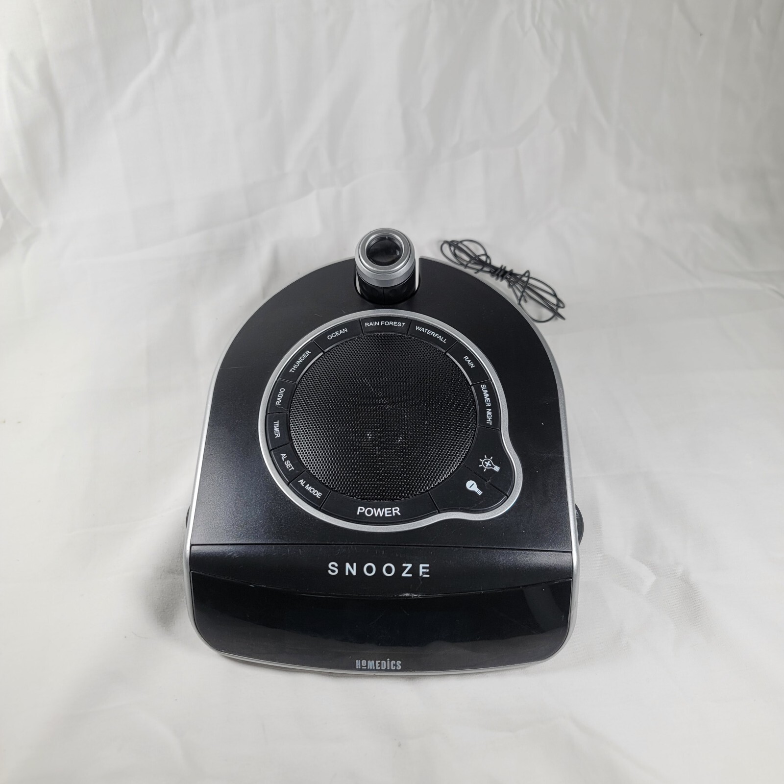 HoMedics Soundspa Sunrise AM/FM Clock Radio Sound Machine SS-5500 -no ...