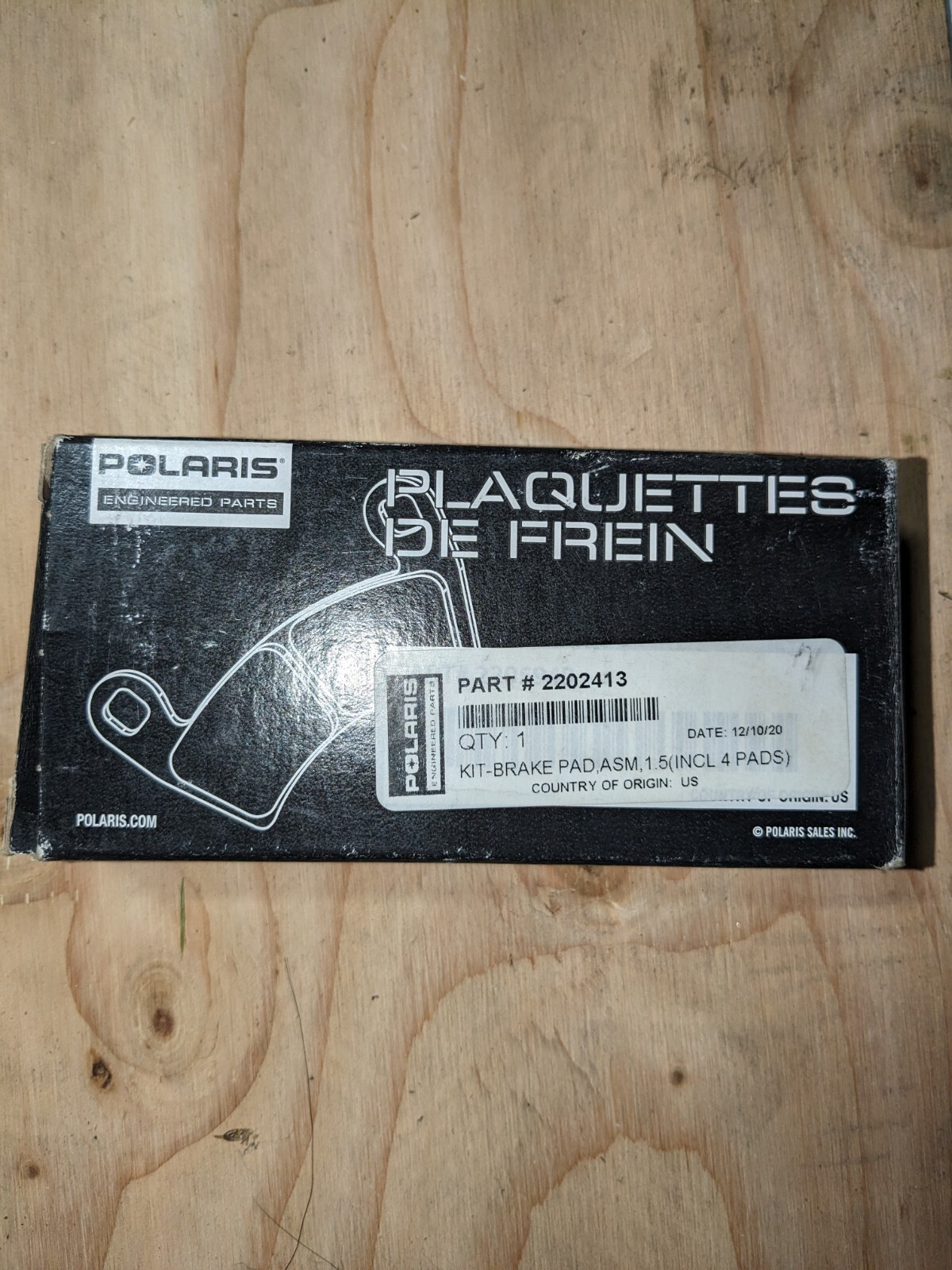 OEM Polaris Sportsman Ranger RZR Brutus Brake Pads 2202413 for sale ...