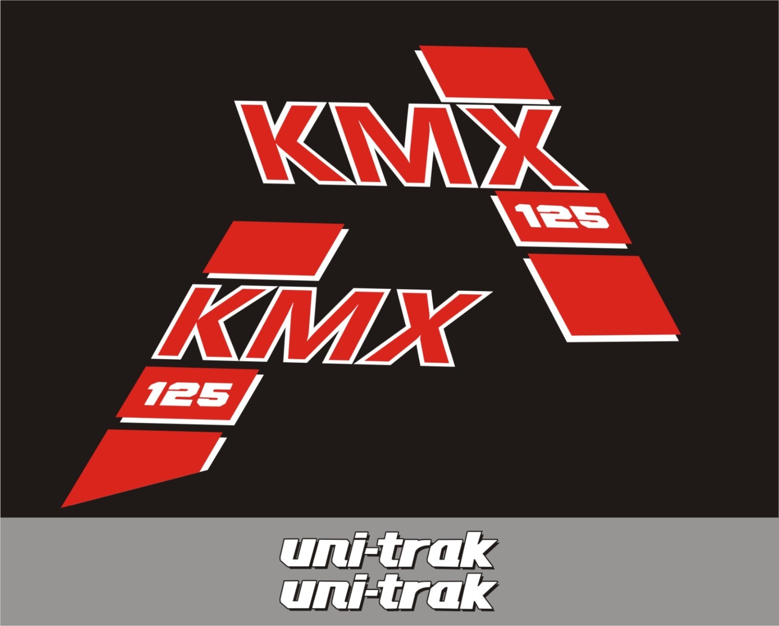 Kawasaki KMX 125 1986-90 Decal Kit | eBay UK