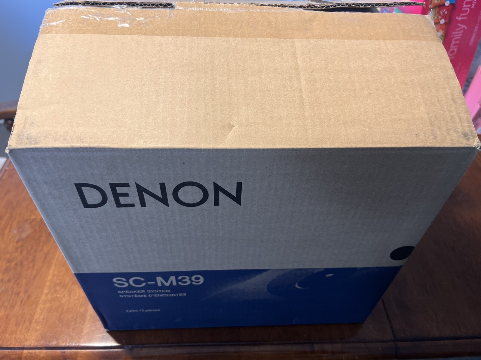 Denon SC-M39 2-Way Bookshelf Speakers - Black- Denon Speakers with ...