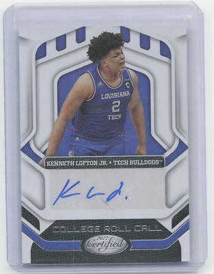 2022 Chronicles Draft Picks #CRC-KLJ Kenneth Lofton Jr. College Roll ...