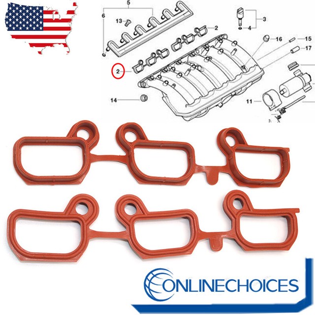 Genuine OEM Engine Intake Manifold Gasket for BMW 11611436631 for sale ...