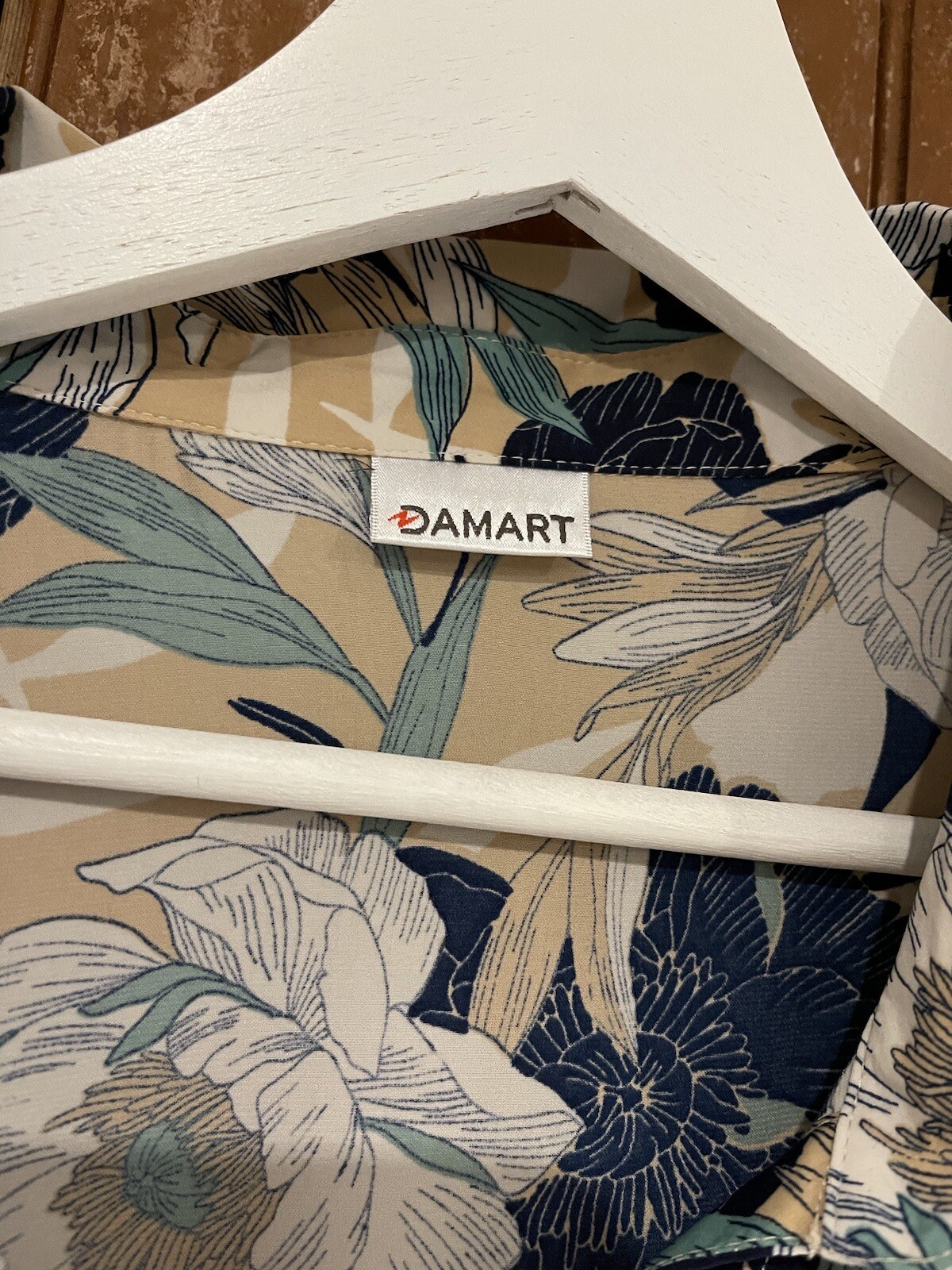 Damart Shirt Floral Long Sleeved Women’s Size UK 20 | eBay Australia