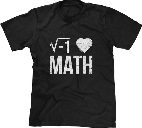 I Heart Math Imaginary Numbers Square Root Joke Teacher Humor Funny ...