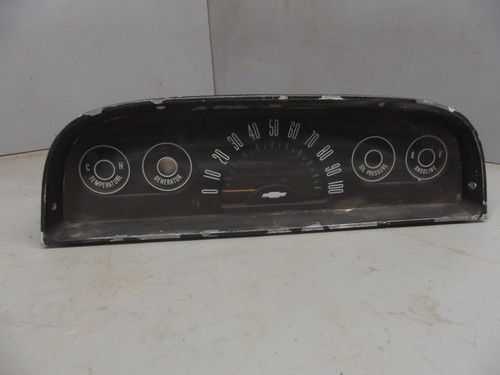 1960-1963 Chevrolet truck gauge cluster instrument panel speedometer ...