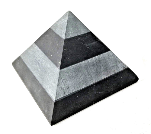 Shungite & Talkchlorid & Shungite Pyramide 7 x 7 Cm. Mat/Certificat ...