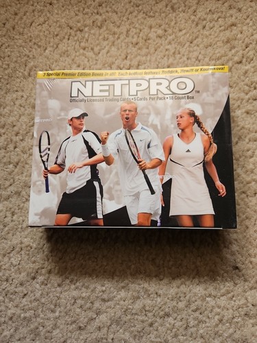 2003 Netpro Premier Edition 18 Pack Tennis Box Hewitt Kournikova ...
