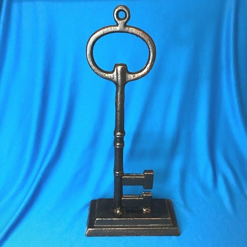 Ornate Standing Distressed Cast Iron Skeleton Key Decor | eBay