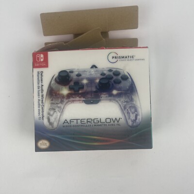 Nintendo Switch Afterglow Wired Controller Prismatic Color Select Open ...