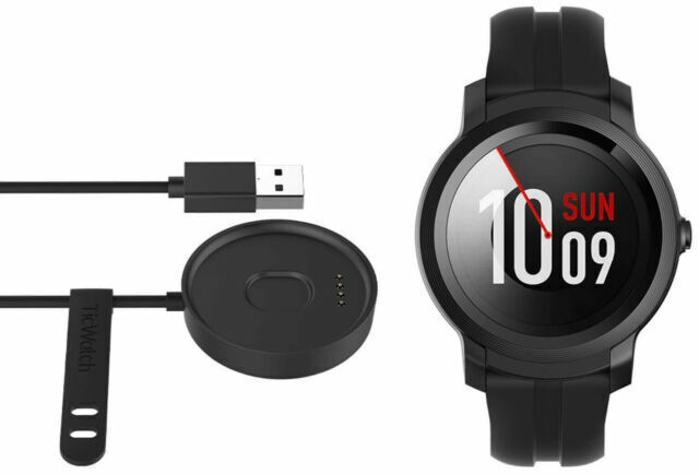 Mobvoi TicWatch E2 - Shadow with Charging Dock for sale online | eBay