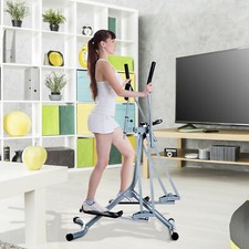 Homcom A90-137GY Air Walker Glider Cross Trainer Exercise Machine ...