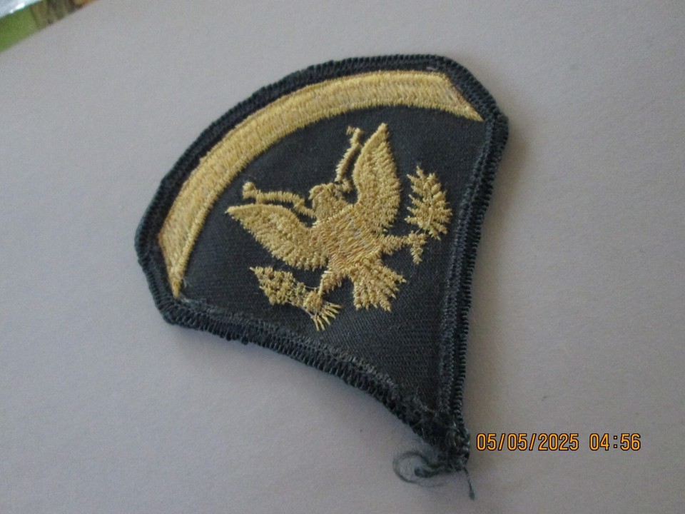 U.S. ARMY SPECIALLIST E4 GOLD EAGLE WWII EMBROIDED PATCH | eBay